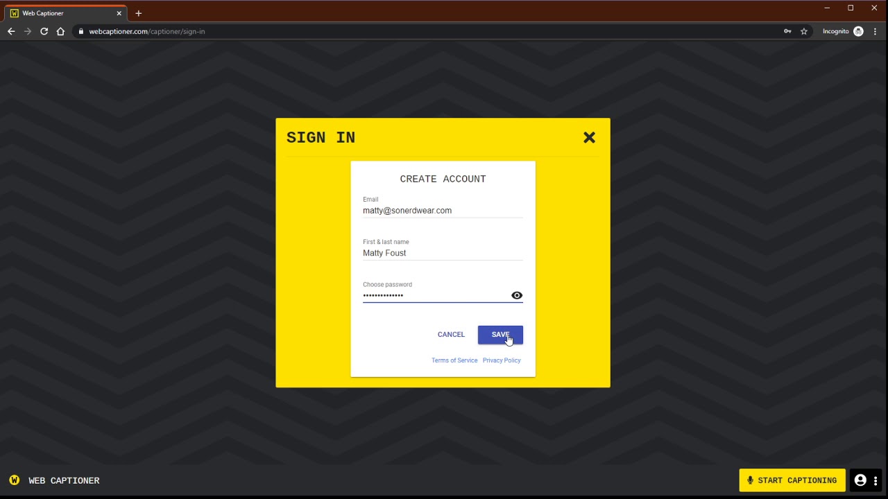 Web Captioner Quick 4 minute Setup - YouTube