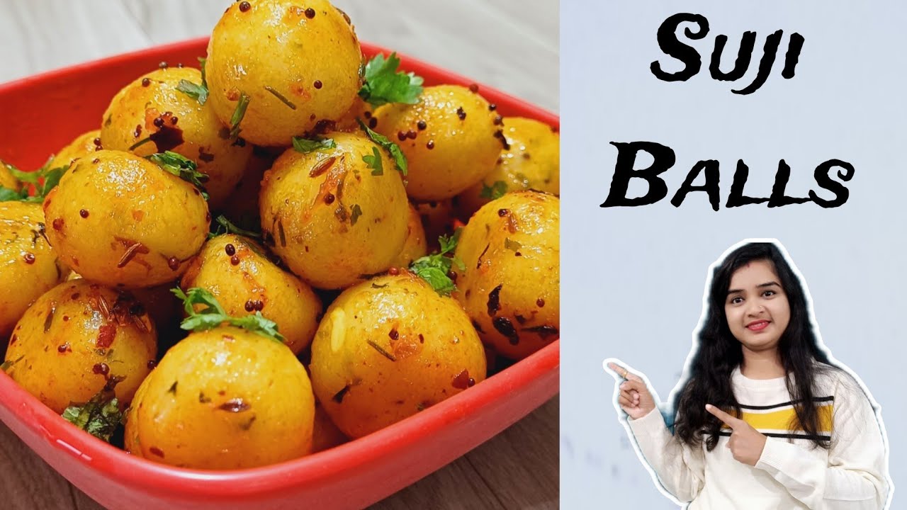 Suji Balls Recipe | Tasty & Simple Indian Breakfast at Home | Fluffy ...