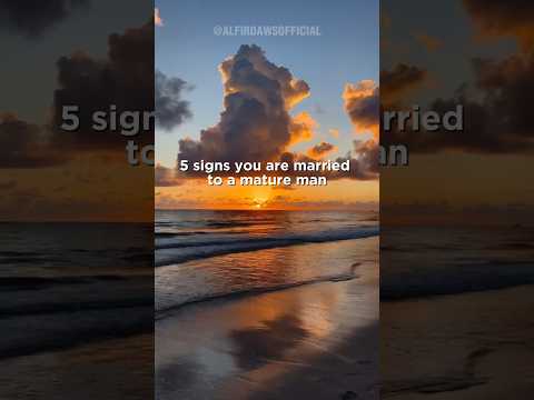 5 signs you’re married to a mature man💍#muslim #belalassad #marriage #islamic_video #couple #shorts
