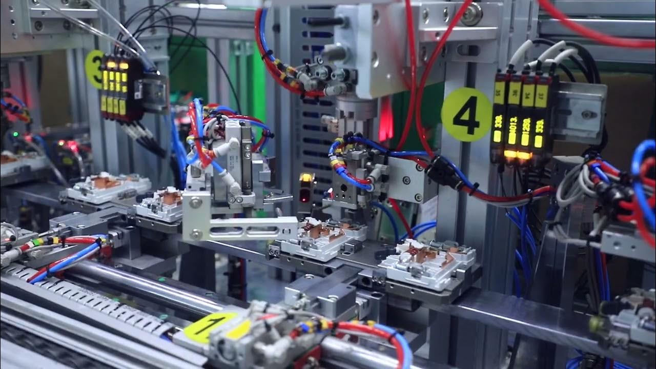 High tech MCB Automation Assembly Machine Manufacturer - YouTube