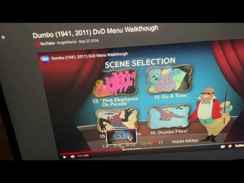 Dumbo dvd menu kiana johnson - YouTube