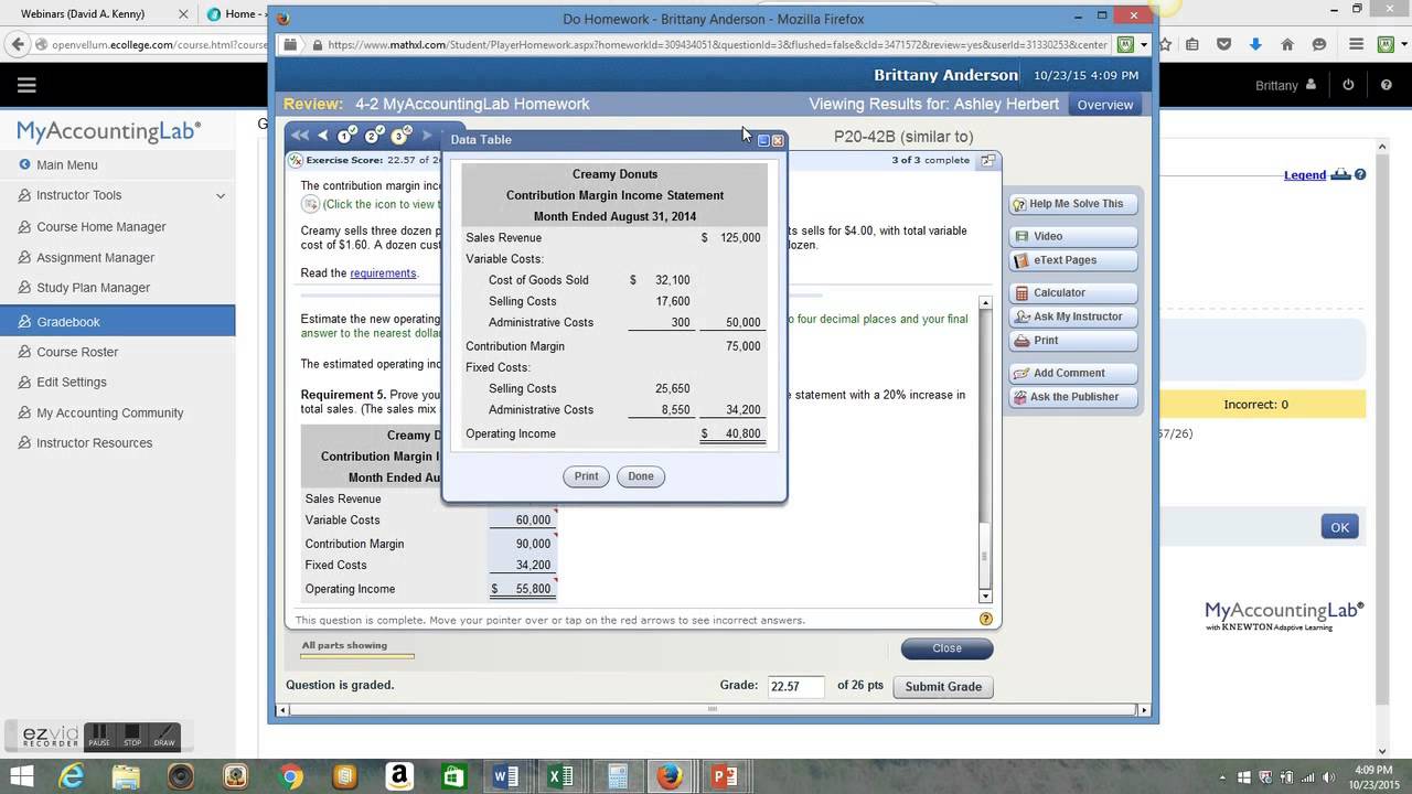 Contribution Margin with % increase - YouTube