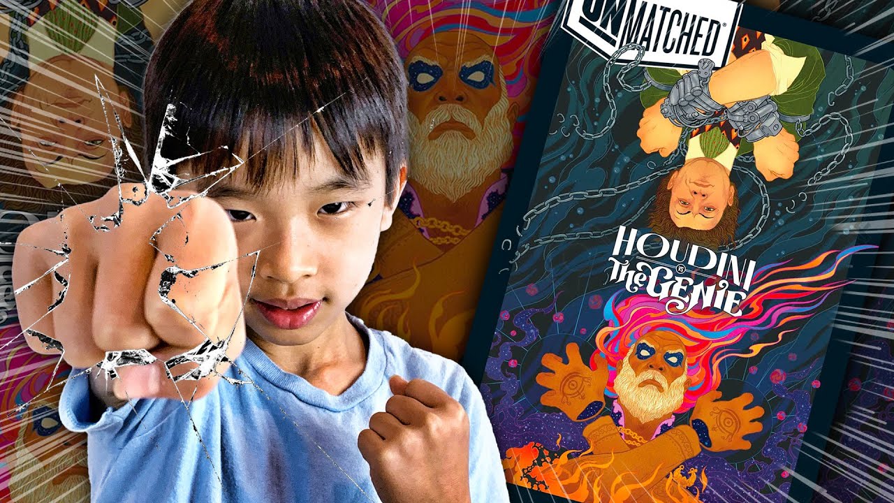 Unmatched Houdini VS The Genie Unboxing and Review | Restoration Games ...