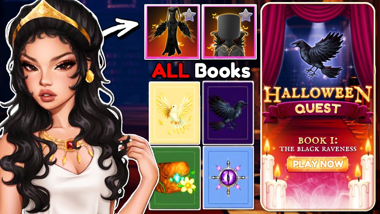How To Complete NEW HALLOWEEN QUEST! ALL ITEMS, RAVENS, & BOOK ...