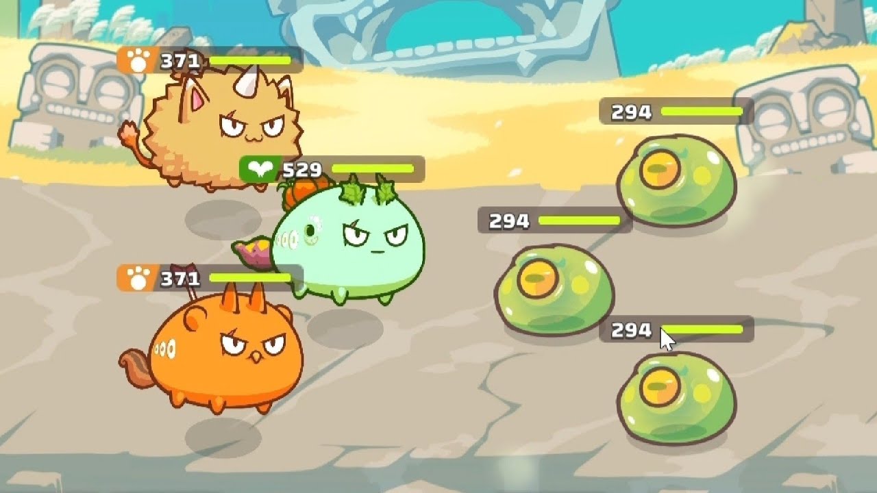 PLANT-BEAST-BEAST - Axie Infinity Adventure Gameplay - Level 1! - YouTube