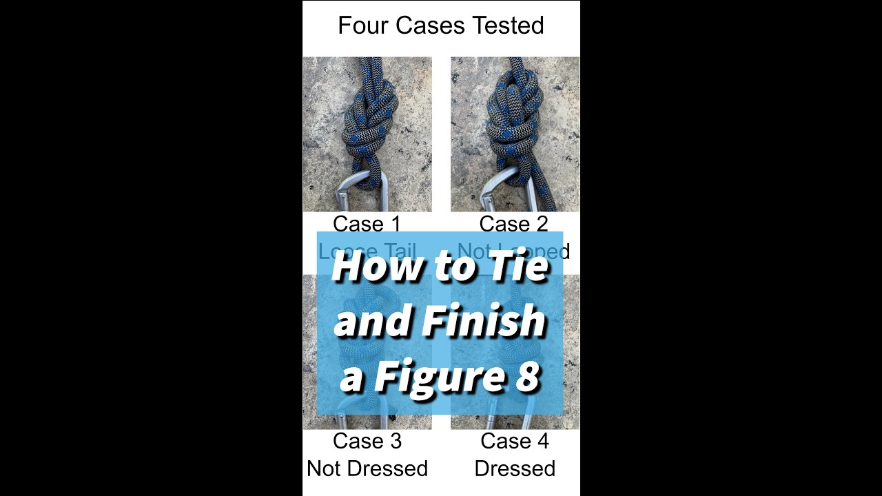 Tie and Finish Your Figure 8 Properly - YouTube