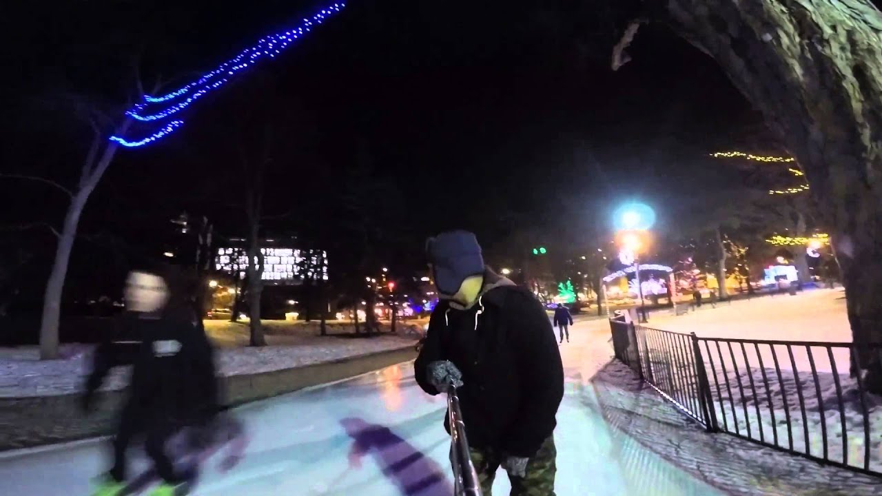 Skating at Gage Park, Brampton - YouTube