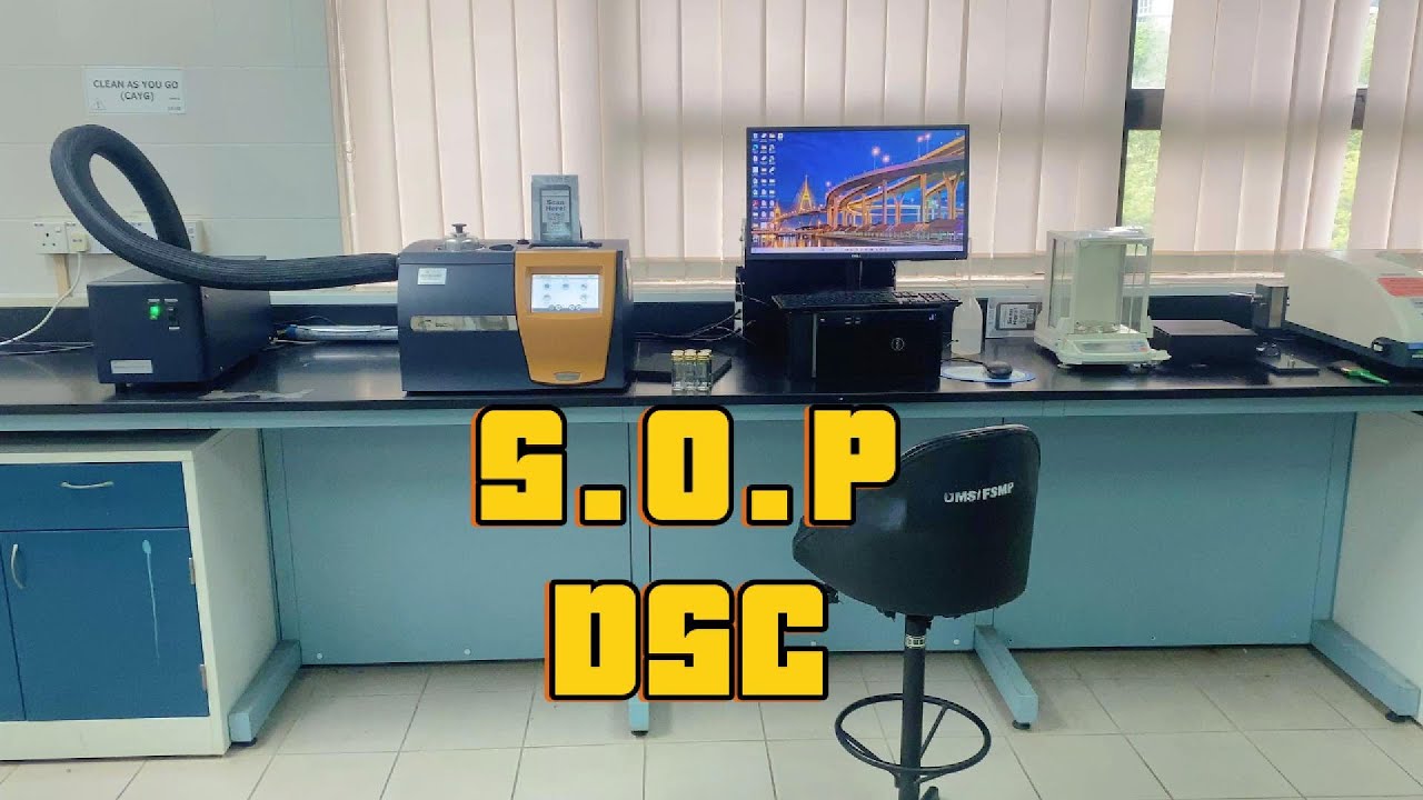 STANDARD OPERATING PROCEDURE WATER DSC 250 - YouTube