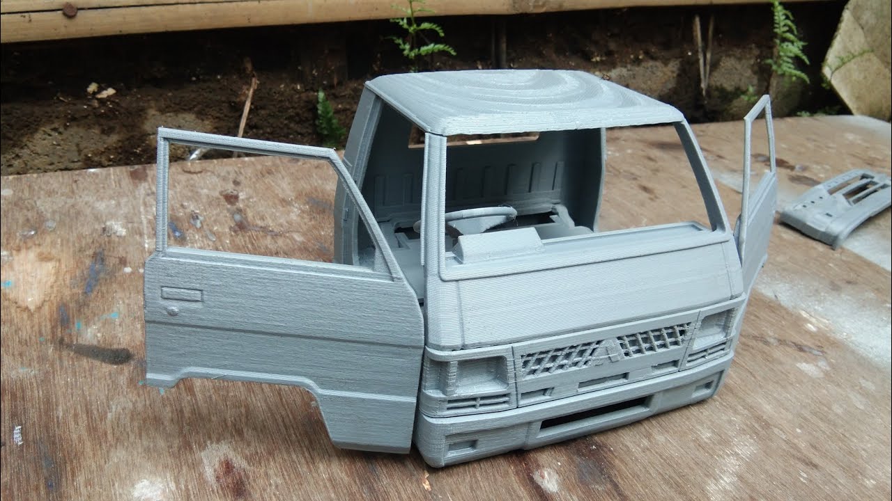 Miniatur Pickup L 300 3D Print | Stl file Mitsubishi L 300 - YouTube