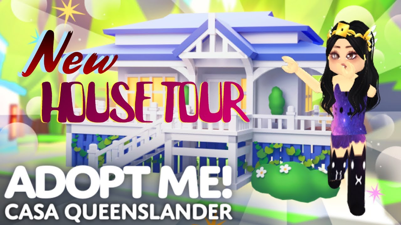 ¡COMPRO la NUEVA CASA QUEENSLANDER! *House Tour* ADOPT ME - YouTube