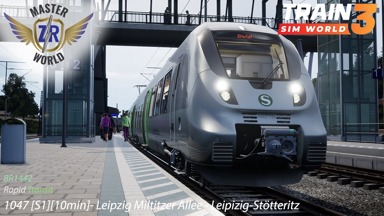 Cross Town - Rapid Transit - BR 1442 - Train Sim World 3 - YouTube