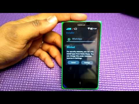 How to Install WhatsApp on Nokia X