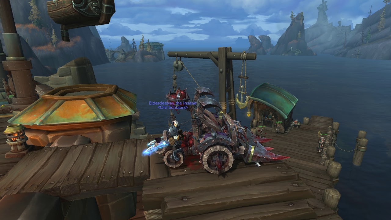 World Of Warcraft Meat Wagon mount animation - YouTube