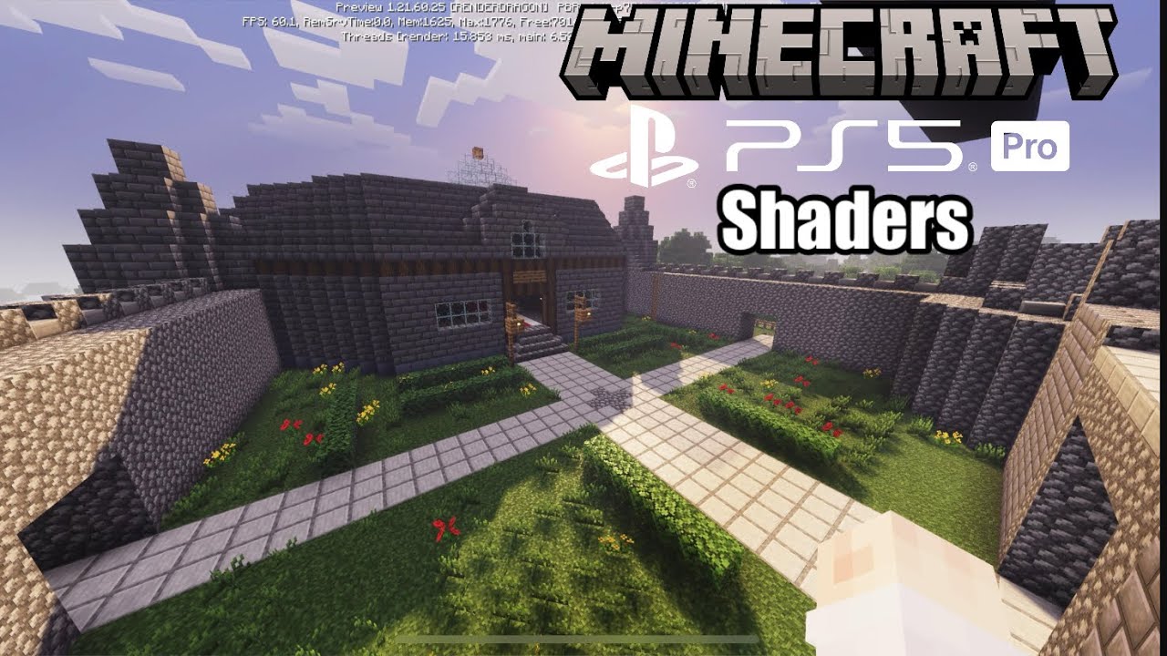 Minecraft Shaders Ps5 pro gameplay - YouTube
