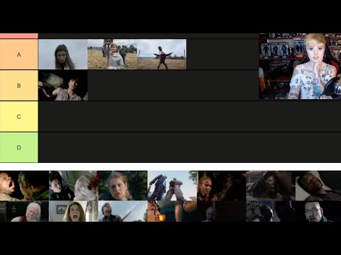 Ranking TWD character deaths! - YouTube