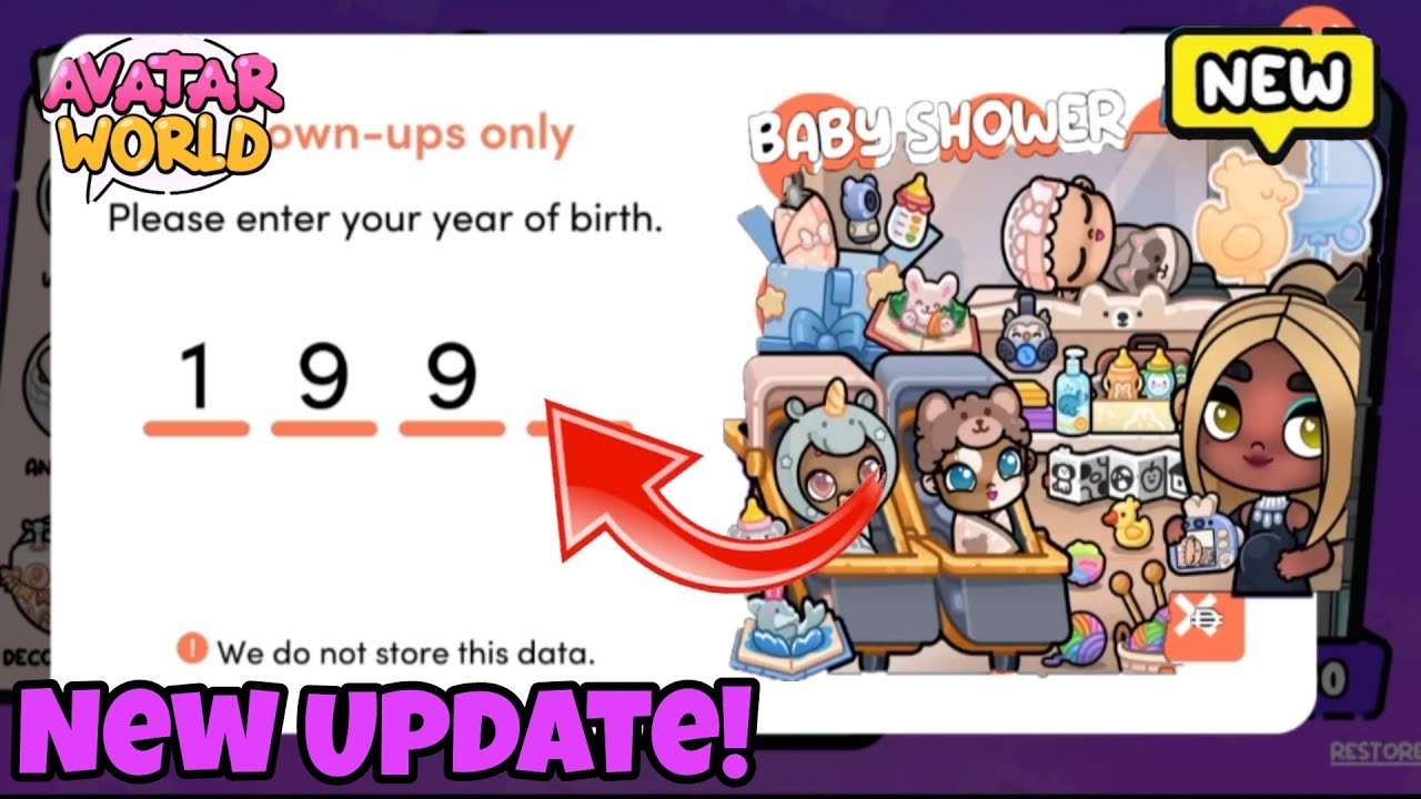 New Update! Avatar World Baby Shower Free Code | Avatar World - Promo ...