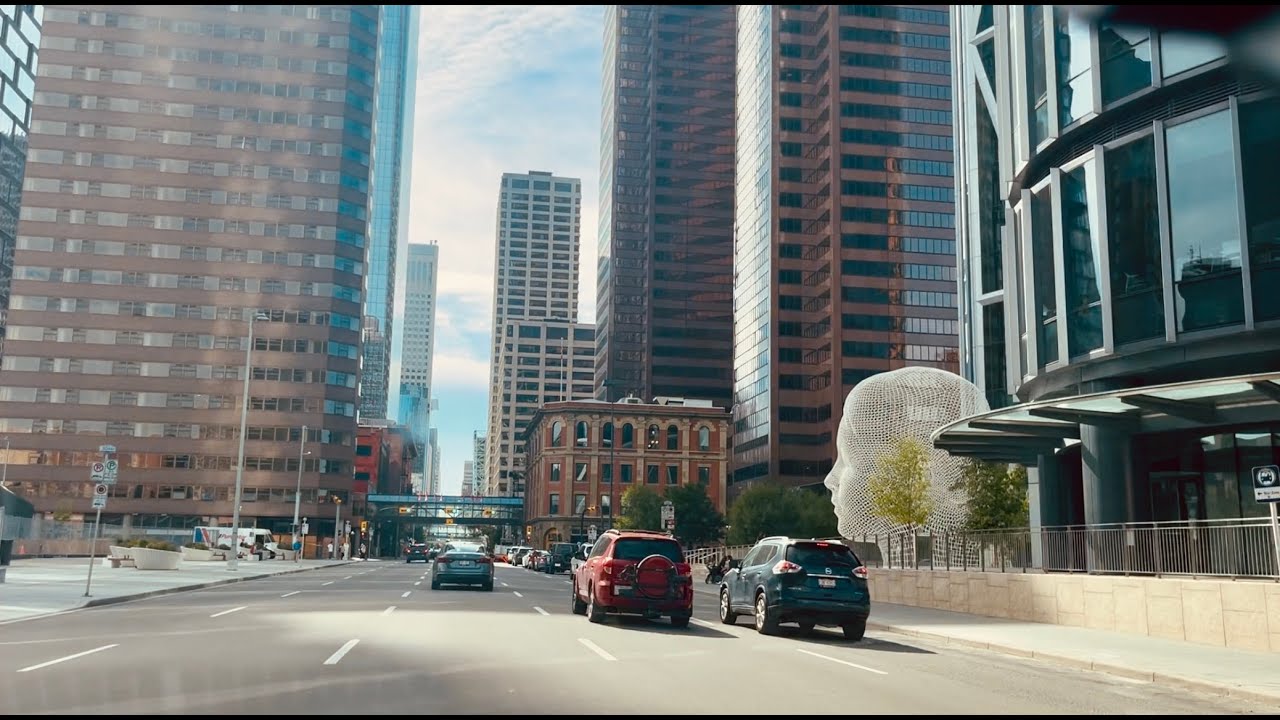Calgary City Drive | Daytime Relaxing Ride - YouTube