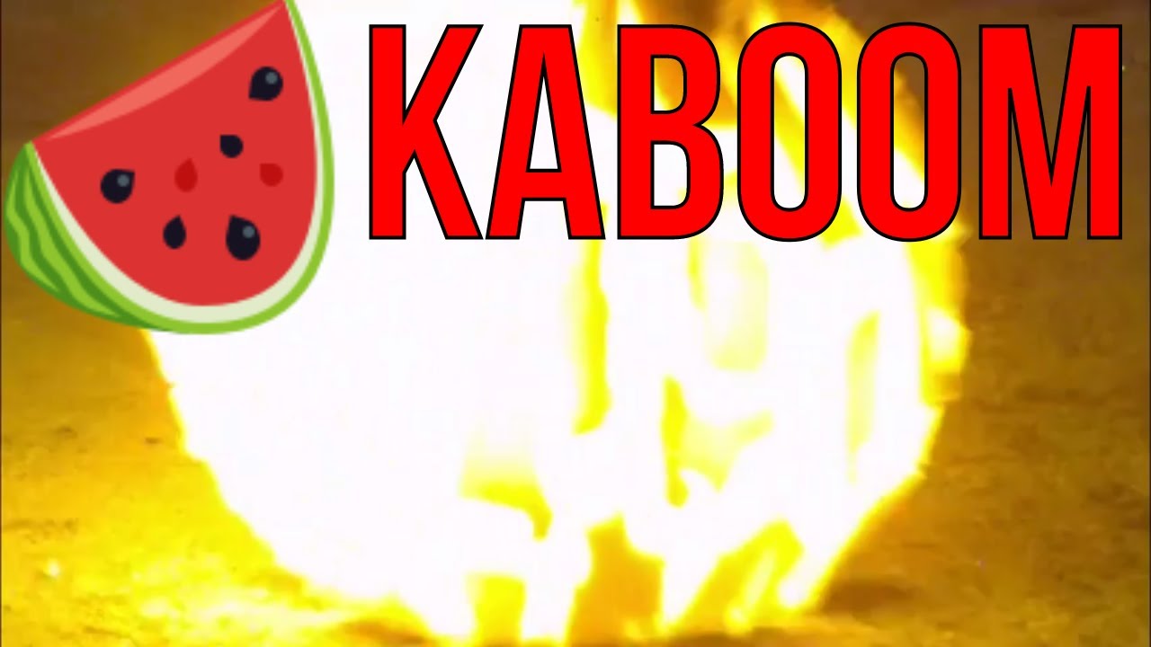 BLOWING STUFF UP IN SLOW MOTION - YouTube