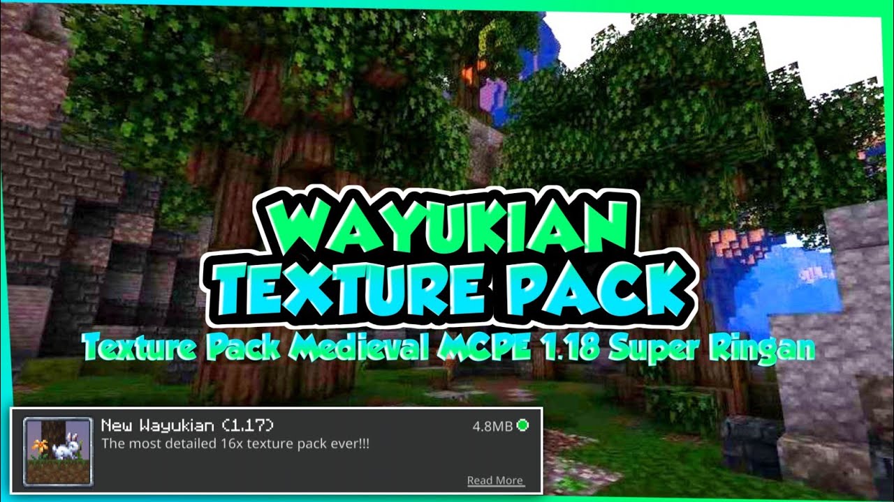 TOP MEDIEVAL TEXTURE PACK MCPE 1.18 - 1.17 | NEW WAYUKIAN | Texture ...