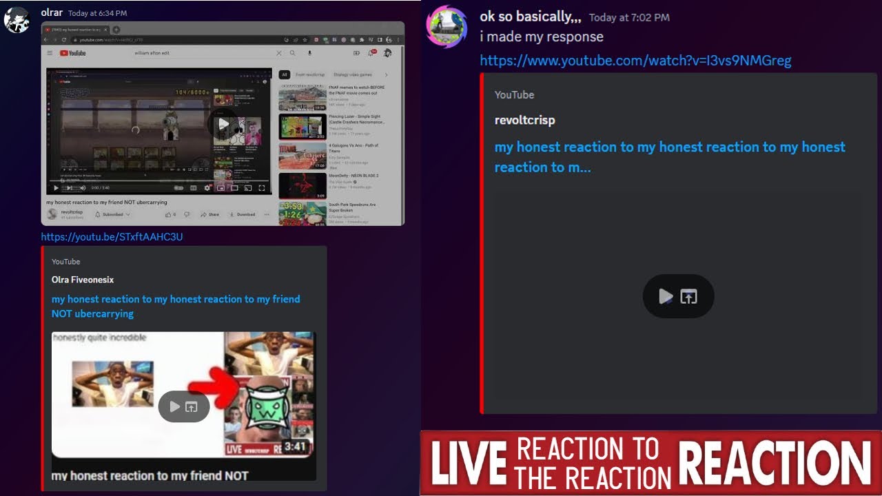 my honest reaction to my honest reaction to my honest reaction to my ...