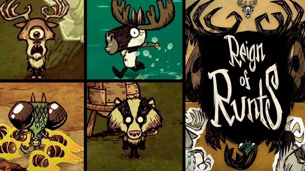 ¡4 NUEVOS PERSONAJES JUGABLES! | Guía Reign Of Runts | Don't Starve ...