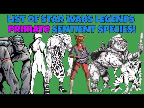 List of Star Wars EU/Legends PRIMATE Sentient Species! - YouTube