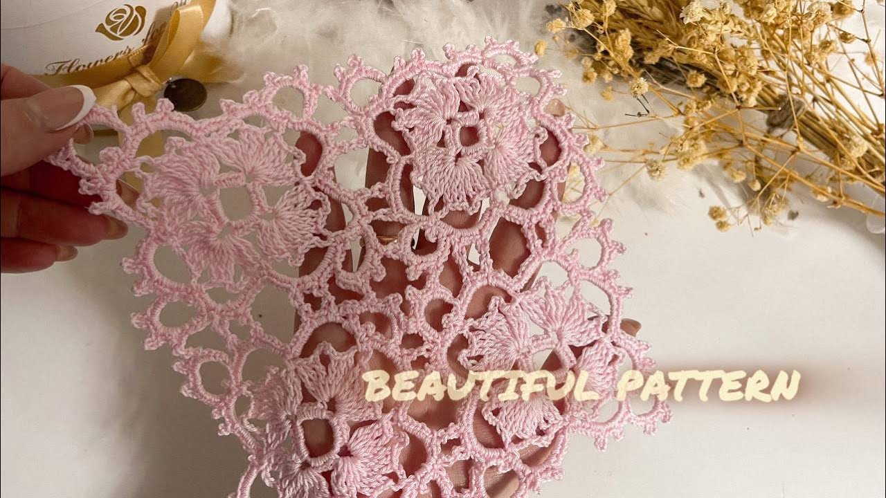 How to Crochet This Beautiful Lace Pattern Step by Step - YouTube