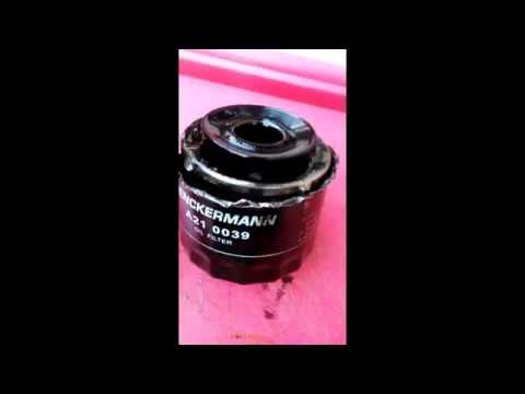 Вскрываю масляный фильтр Denckermann A21 0039 - аналог MANN W811/80 ...