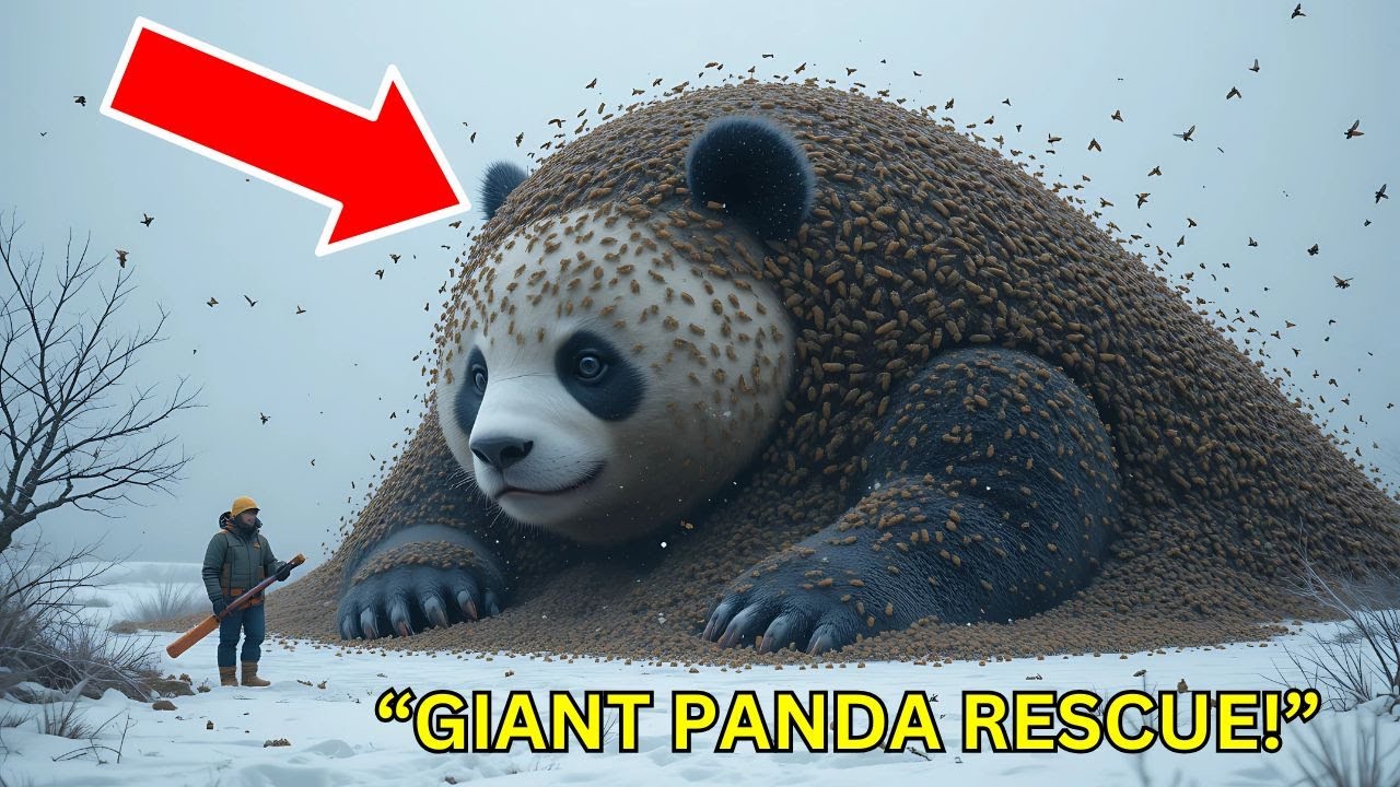 "Brave Rescuers Land Helicopter in Snowstorm to Save a Stranded Panda!" 🚁🐼 ️ - YouTube