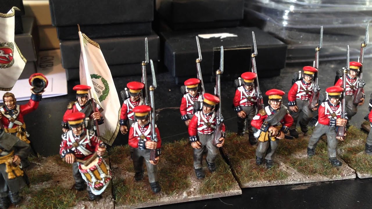 warlord games 28mm hanoverian naps complete - YouTube