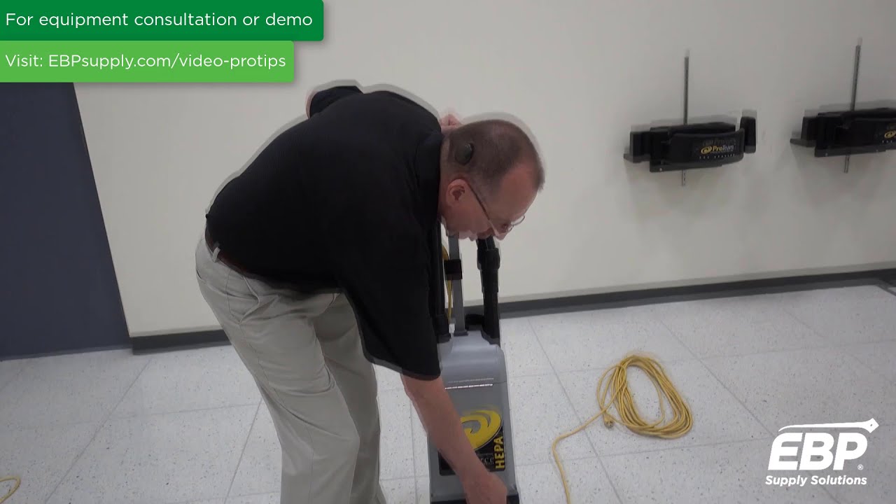 ProTeam Proforce 1500XP Commercial Upright Vacuum Review - YouTube