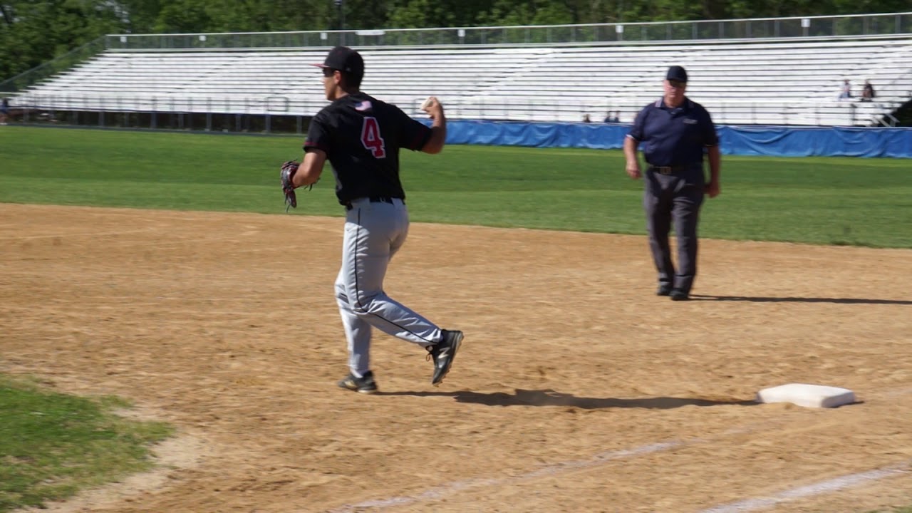 Robbinsville 3B Tyler Lehmann with web gem - YouTube