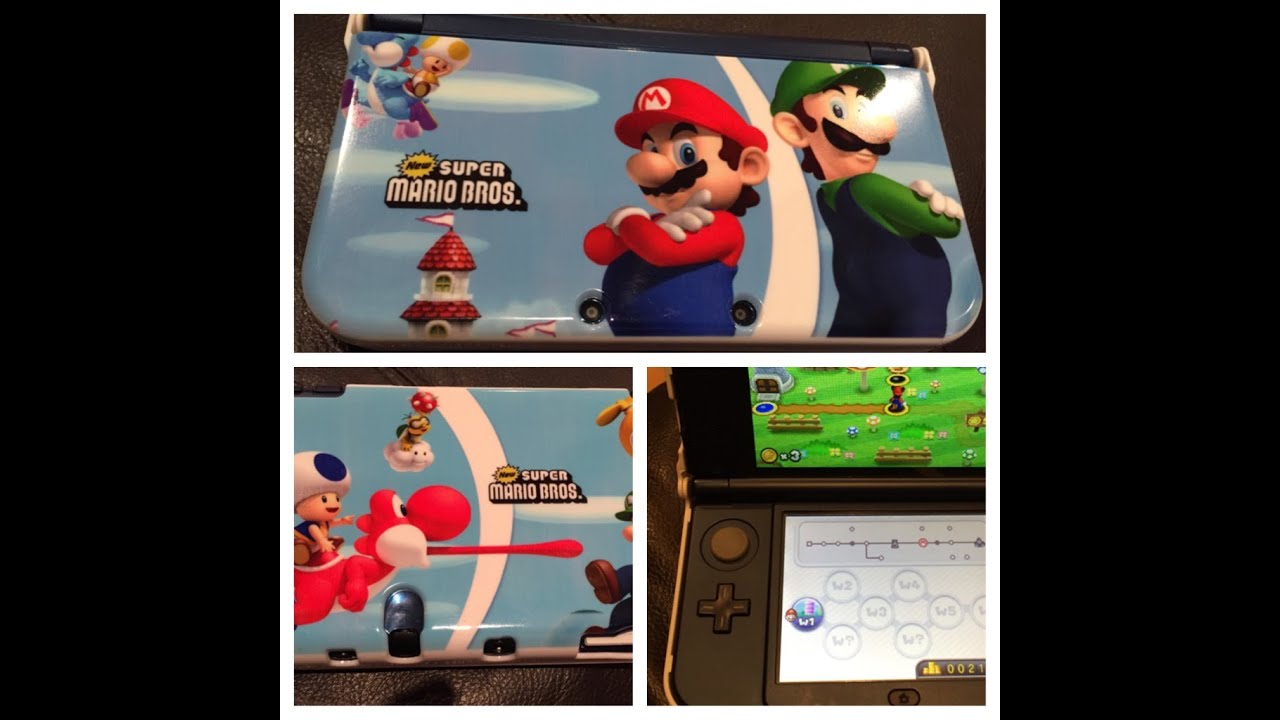 MARIO BROS Hard Case Cover For NEW NINTENDO 3DS XL Review - YouTube