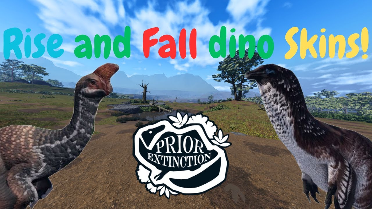 All exclusive skins for Rise and Fall dinos! | Prior Extinction ...