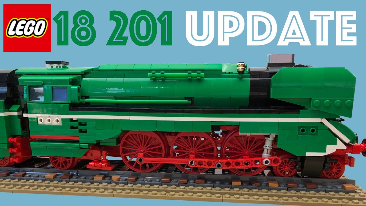 Bricked4You Lego 18201 Dampflok MOC Update Nr. 3 - YouTube