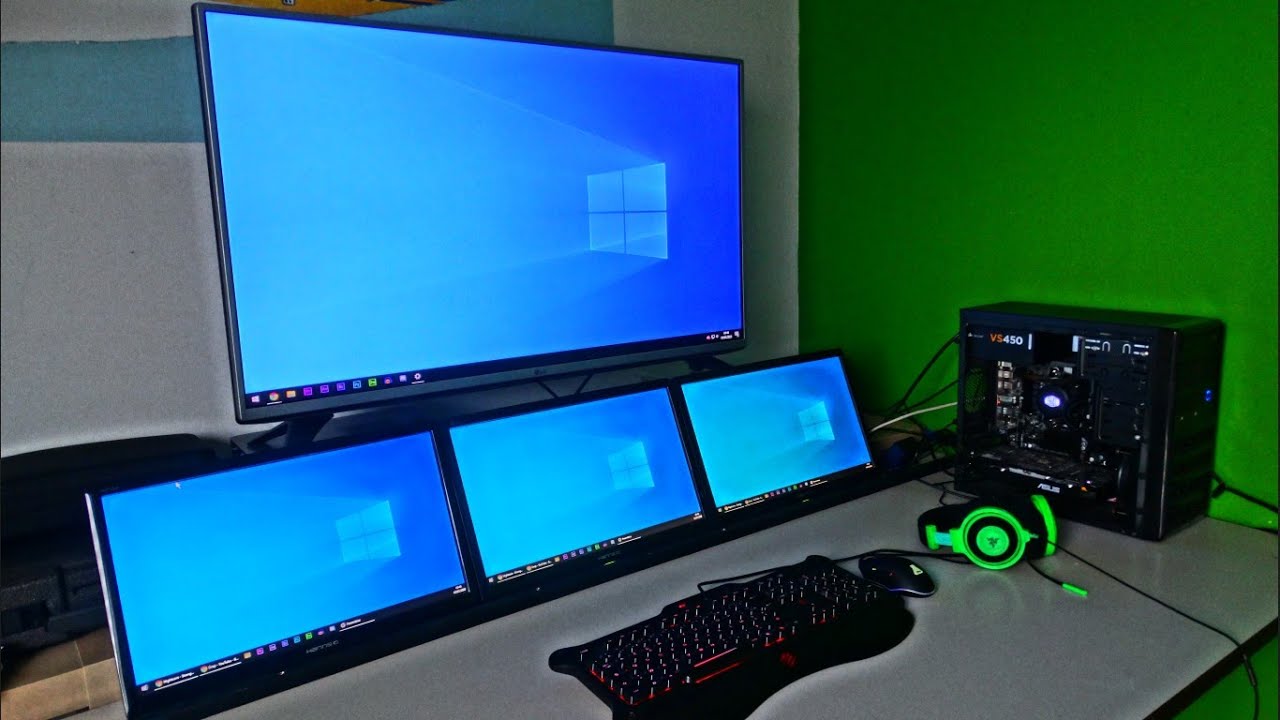 4 écrans sur un PC ??? - YouTube