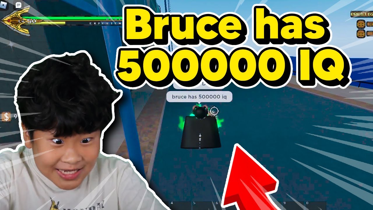 Bruce has 500000 IQ | Your Bizarre Adventure Roblox - YouTube
