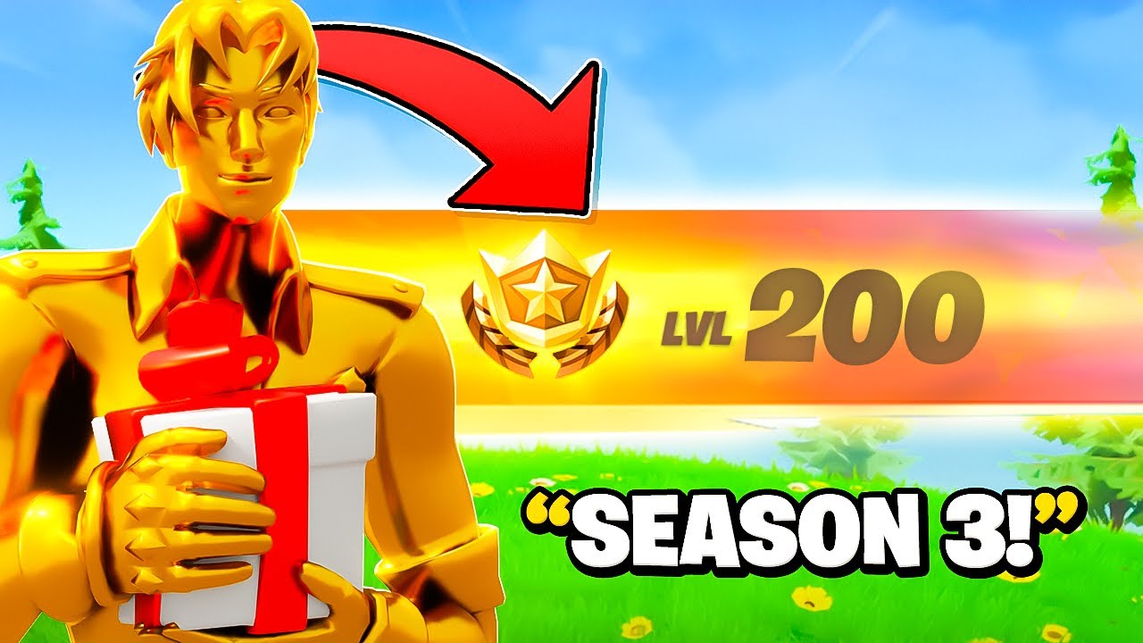 I Unlocked Level 200 in Fortnite SEASON 3.. This HAPPENED! - YouTube