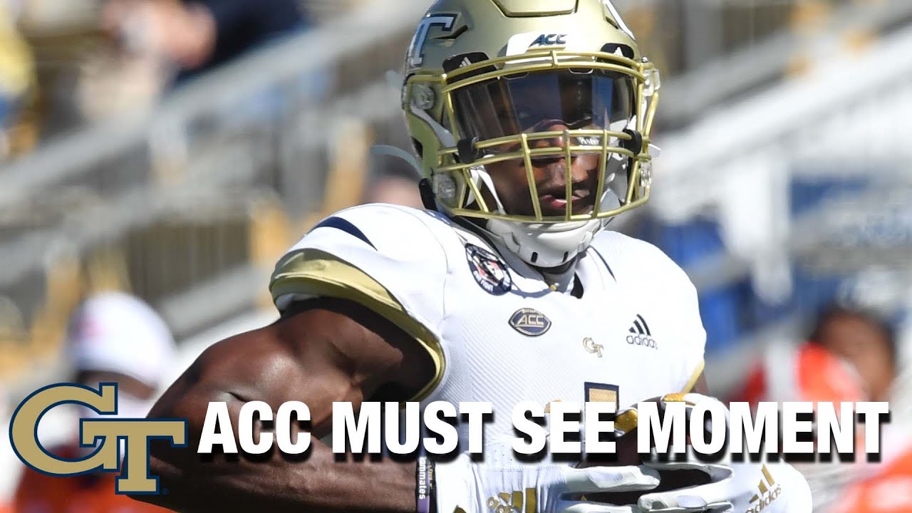 Georgia Tech's Jeff Sims Finds Jalen Camp For Sensational 59-Yard TD ...