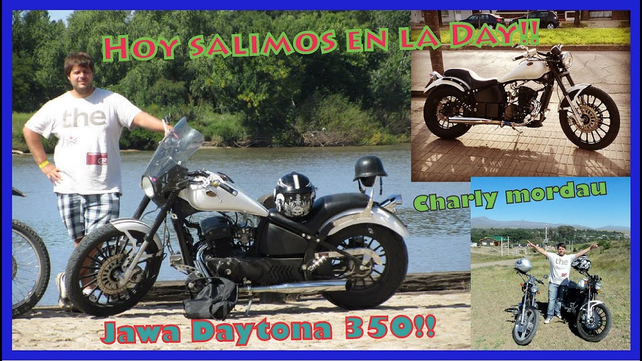 💙 Ruteando en Jawa Daytona 350 (viajar en moto) 🛵 - YouTube