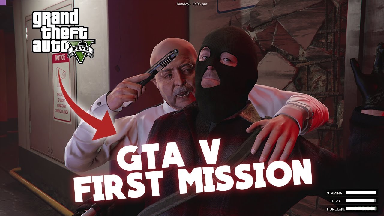 GTA V first mission l GTA V starting mission l high die gaming - YouTube