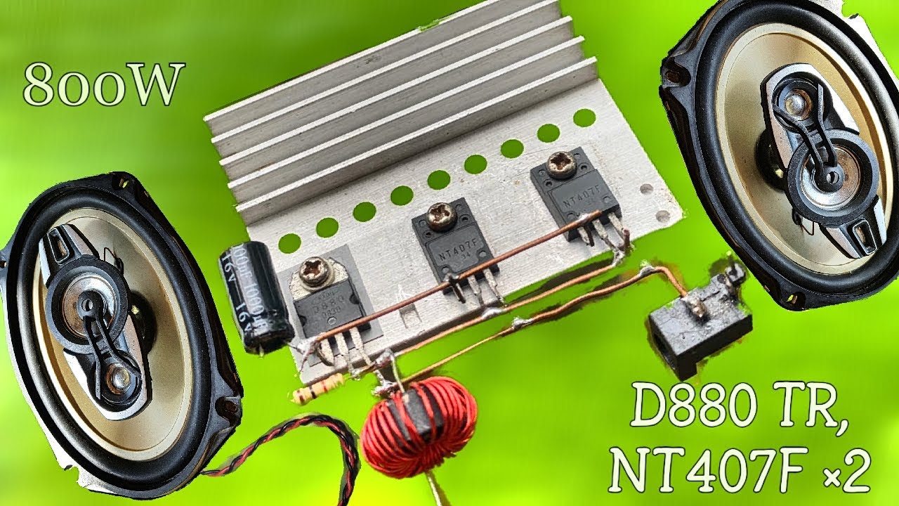 DIY Powerful Ultra Heavy Bass Amplifier , How to Make Amplifier With ...