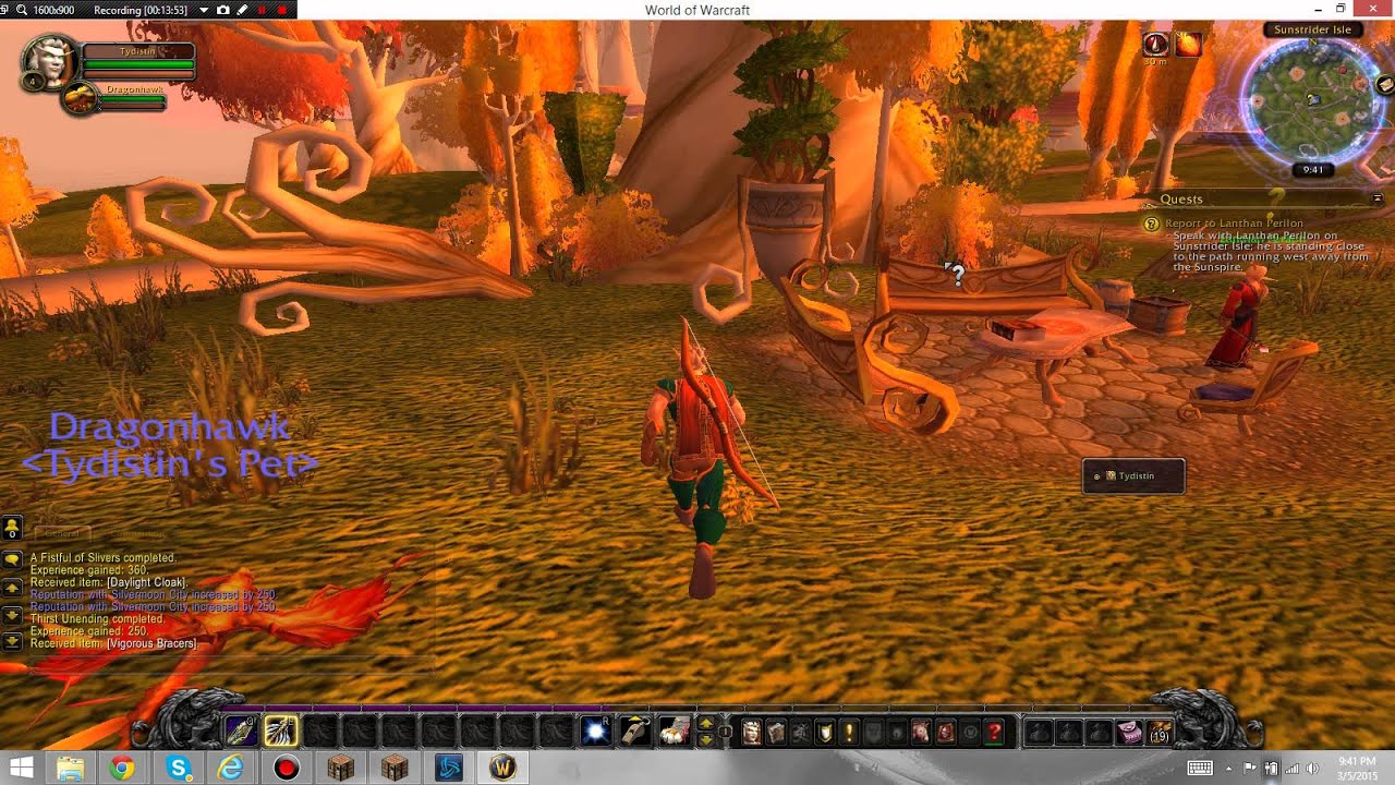World Of Warcraft lets play episode 1: blood elf starting area - YouTube