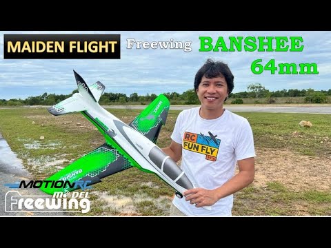 [MAIDEN FLIGHT] The Photo Genic Freewing Banshee 64mm Sport EDF Jet ...