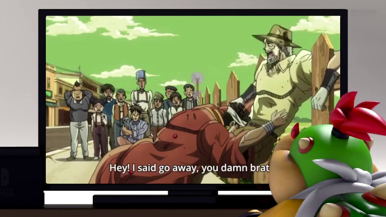Bowser Jr. Watches Jojo on his Switch - YouTube