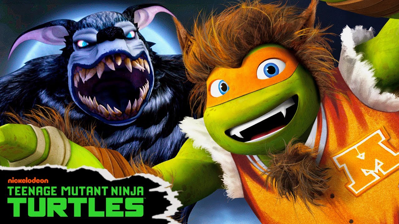 Turtles vs Werewolves 🐺🌙 | Full Scene | Teenage Mutant Ninja Turtles ...