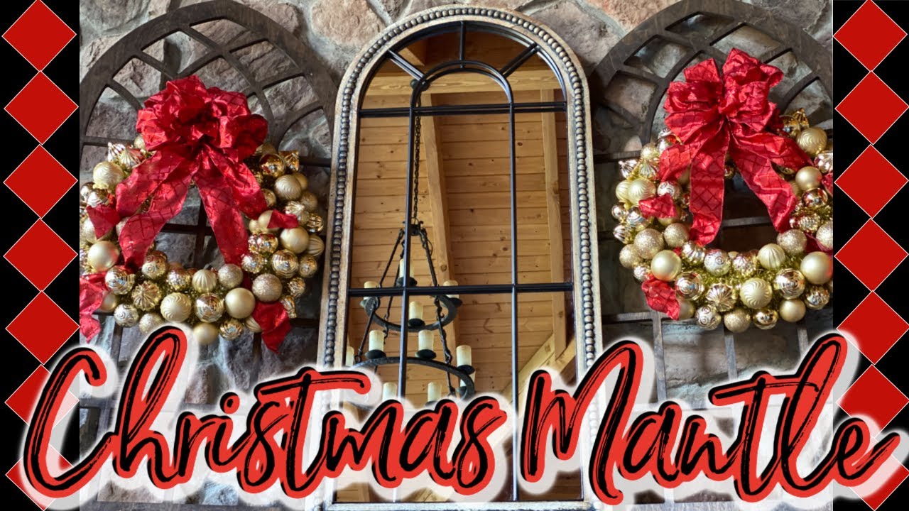 Christmas Mantle //MacKenzie - Childs Inspired // Decorate With Me ...