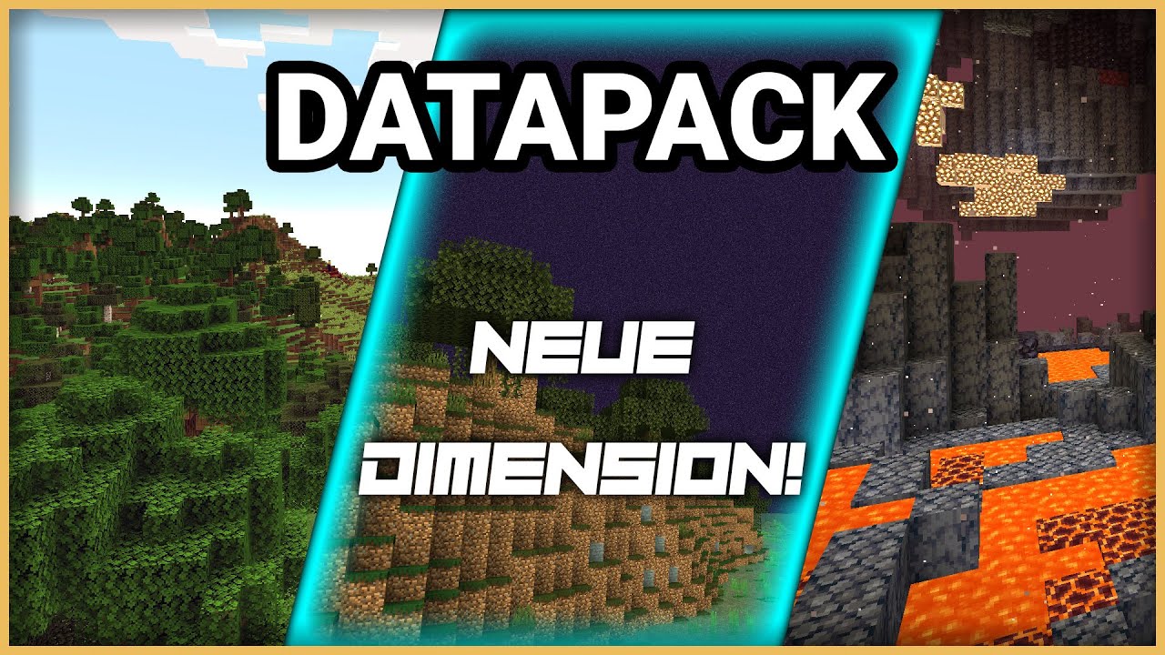 Wir bauen per Datapack eine Dimension [Tutorial] [Deutsch] [German] - YouTube
