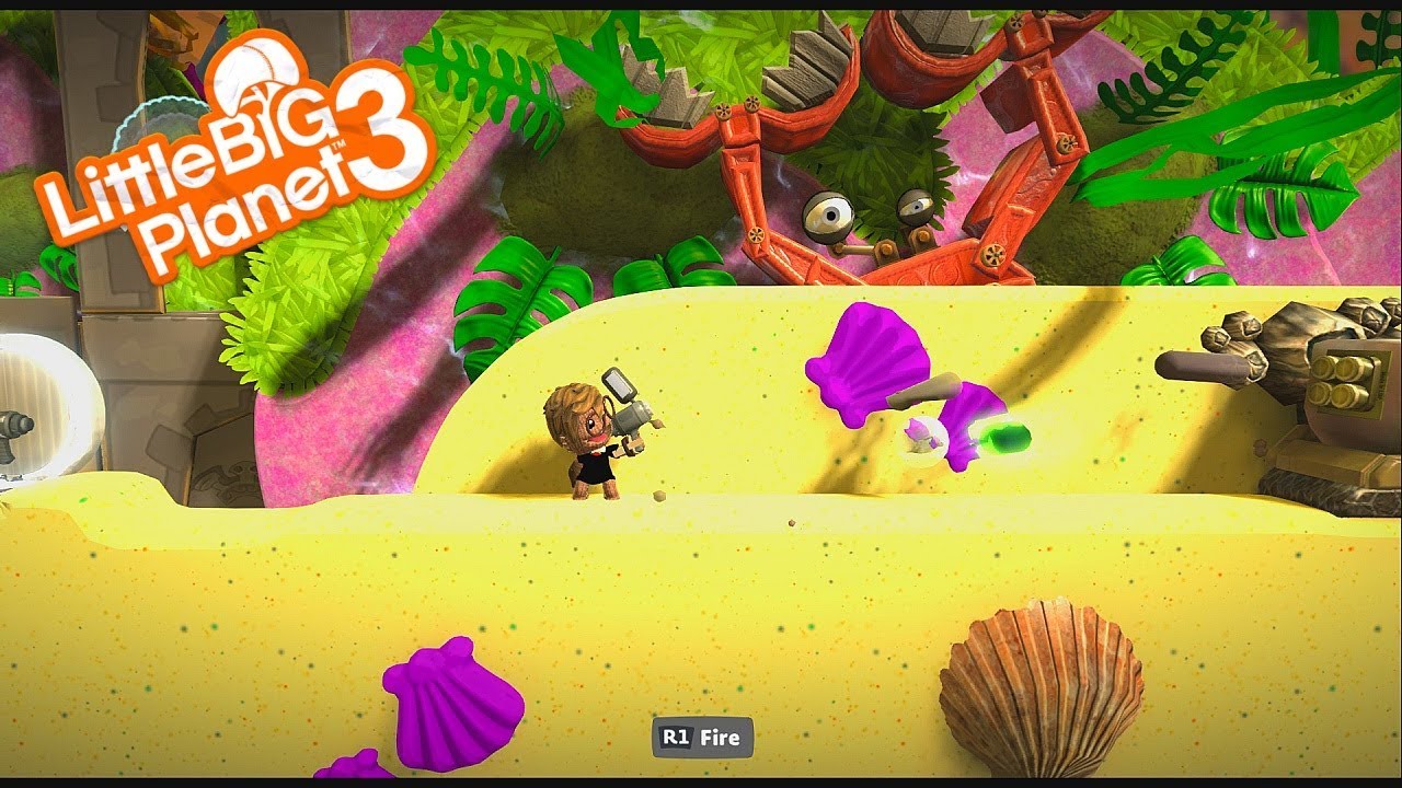 LittleBigPlanet 3 - the jellyfield attack - YouTube