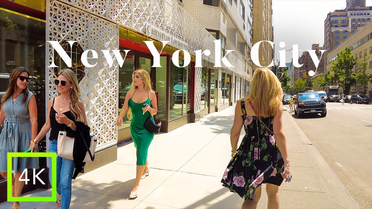 4K | New York City Walk | Madison Avenue | Rich Neighborhood | Luxury Shops | Upper East Side ...